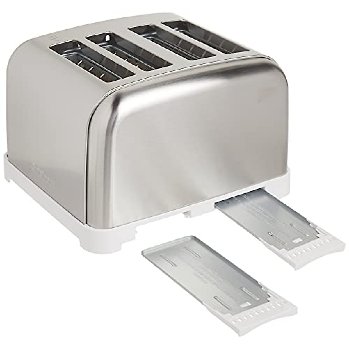 Cuisinart CPT-180WP1 4-Slice Metal Classic Toaster, White/Stainless Steel
