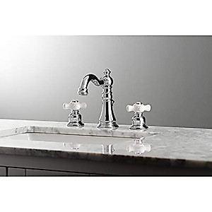 Fauceture FSC1971PX American Classic Widespread Bathroom Faucet with Pop-Up Drain, Polished Chrome