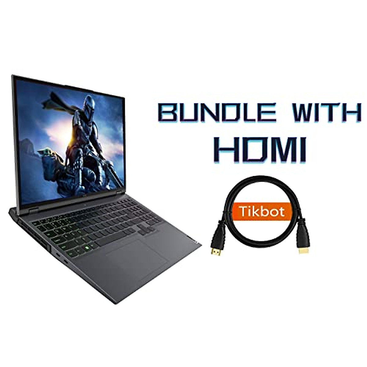 Lenovo Legion 5 Pro 16" Gaming Laptop， 16" WQXGA (2560x1600) 165Hz，AMD Ryzen 7-6800H, 32GB DDR5 RAM, 2TB SSD, RTX 3070 Ti 8GB GDDR6 TGP 150W, Win 11 Home, with HDMI