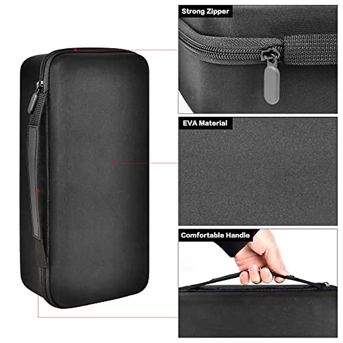 casmilee Case Compatible with Backbone One Mobile Gaming Controller and Travel Carrying Case Compatible with Laifen Hair Dryer Bundle