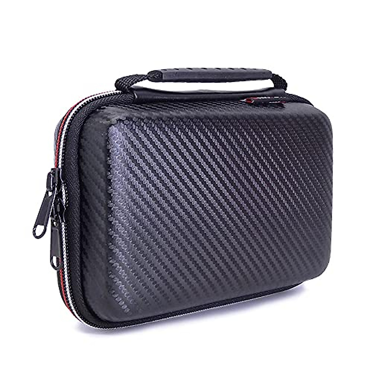 Bobrand Diabetic Supplies Travel Case Organizer Bag for Glucose Monitoring System, Blood Sugar Meter, Test Strips, Syringes, Needles, Pens, Lancets Device, Medication, Pills, Tablets Vials (Black)