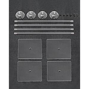 TEKXYZ 15.75 Inch Height Clear Acrylic Balloon Stand for Table Centerpiece Decoration, Set of 4