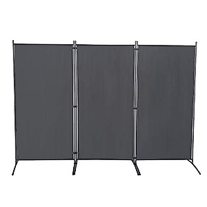STEELAID Room Divider – Folding Partition Privacy Screen for School, Church, Office, Classroom, Dorm Room, Kids Room, Studio, Conference - 102" W X 71" Inches - Freestanding & Foldable
