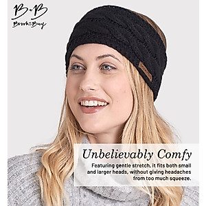 Brook + Bay Ear Warmer Headband For Women - Ear Covers For Cold Weather, Winter Headband, Fleece Headband & Knit Ear Warmer Headband