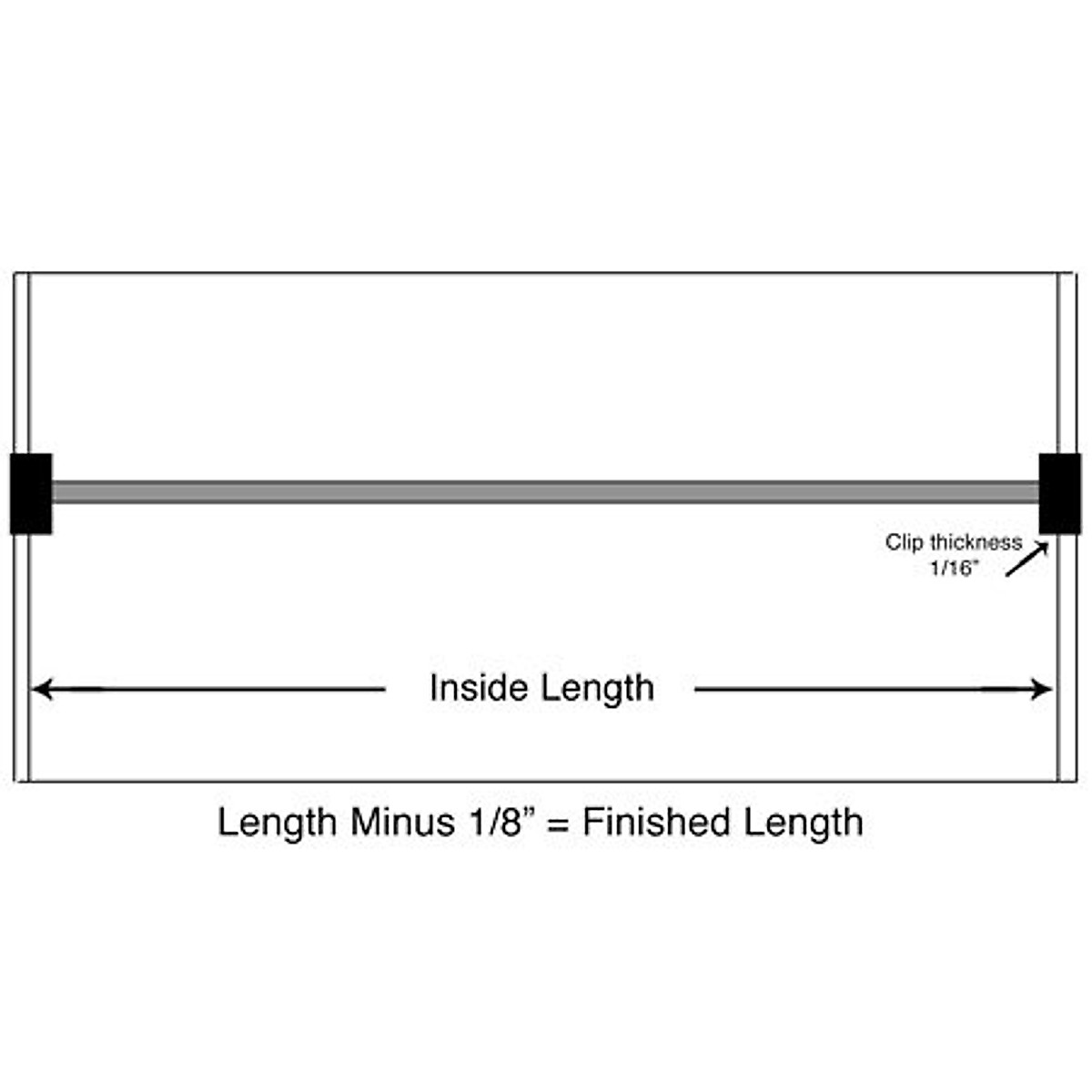 "Cut-It-Yourself" Universal File Bars 10-Pack (for Metal Cabinets)