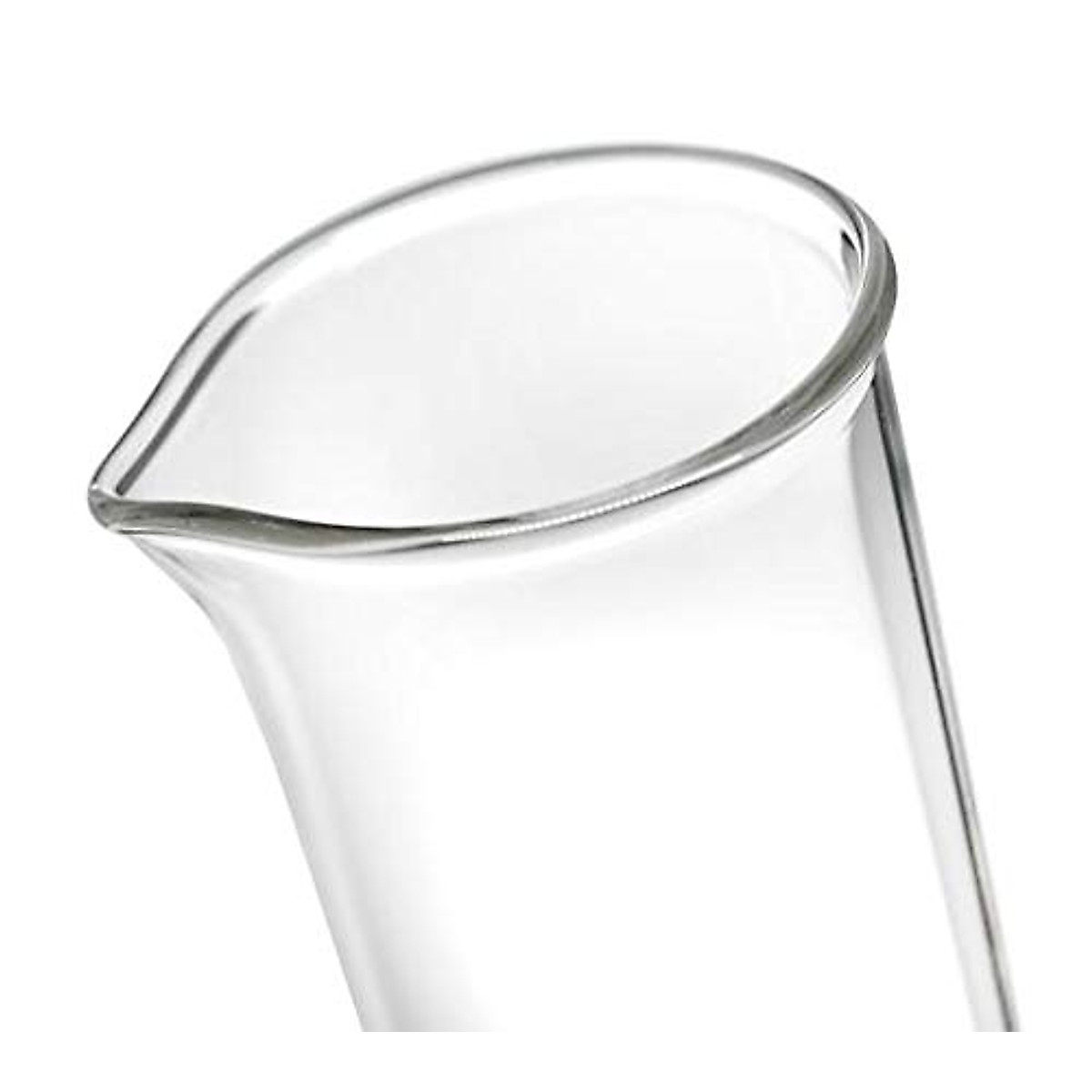 Graduated Cylinder, 100mL - ASTM, Class A - Tolerance ±0.50mL - Protective Collar, Hexagonal Base - Blue Graduations - with Individual Work Certificate - Borosilicate 3.3 Glass - Eisco Labs