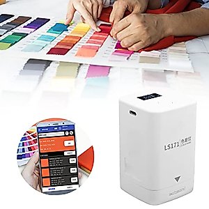 Color Difference Meter, QC Detection Chromatographic Instrument Electronic Color Cards Multiple Equations Multi Color Measurement for Textile Industry