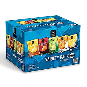 Member's Mark Potato Chips Variety Pack, 1 Ounce (Pack of 42)