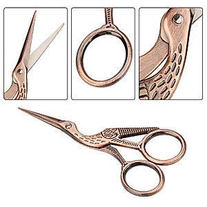 Vintage Stainless Steel Scissors Eyebrows Hair Trim Beauty Makeup Tool Tip Scissors Stainless Steel DIY Tools