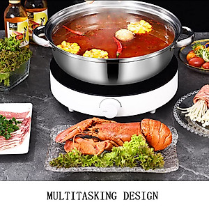 Steamer Pot for Cooking 4 Quart Steamer Pot 2-tier Multipurpose 18/8 Stainless Steel Steam Pot Cookware with Lid for Vegetable, Noodles, Pasta, Food