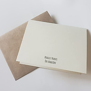 Braille Greeting Card Happy Birthday Blind Low Vision Card for Men Women Kids A2