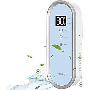HomRing Air Purifier for Home, Anion Air Cleaner Fresh Cleanse Wall Air Purify Deodorizer for ets Odor Smokers Toilet Wardrobe Bathroom Cabinet Kitchen (Blue)