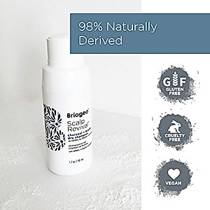 Briogeo Scalp Revival Charcoal + Biotin Dry Shampoo | Dry Shampoo to Absorb Oil | Non-Aerosol | Vegan, Phalate & Paraben-Free | 1.7 Ounce