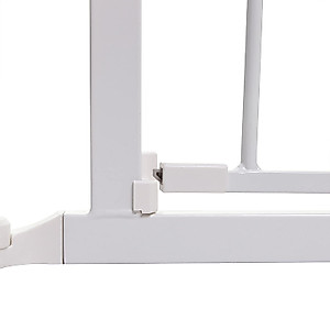 Dreambaby Newport Adapta Baby Gate - Use at Top or Bottom of Stairs - for Straight, Angled or Irregular Shaped Openings (White)