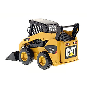 1:32 Caterpillar 272C Skid Steer Loader - Core Classics Series by Diecast Masters - 85167C (Comes with Pallet Fork and Grapple Bucket Attachment)