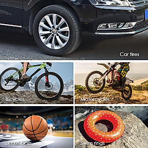 Tire Inflator Air Compressor, Compatible with Dewalt 20v Max Battery WITLIGHT 160 PSI Cordless Portable Electric Air Pump with Digital Pressure Gauge for Car, Bike, Sport Ball (TOOL BARE) (Yellow)