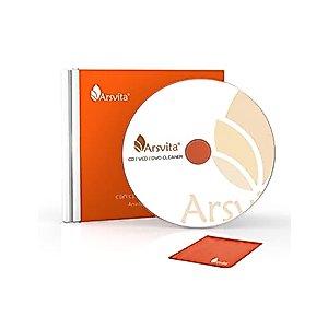 Arsvita CD Laser Lens Cleaner Disc Cleaning Set for CD/VCD/DVD Player, Not Compatible for Bose Player, Safe and Effective