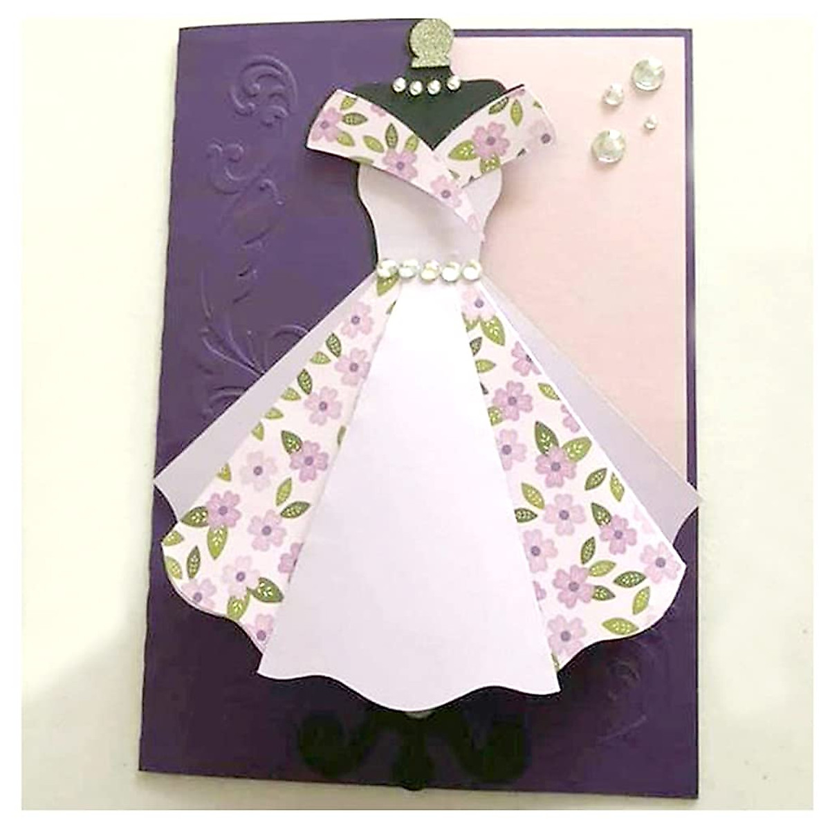 Dress Metal Die Cuts, Cutting Dies for Card Making Clearance, Embossing Dies for Scrapbooking, DIY Album Paper Cards Decoration