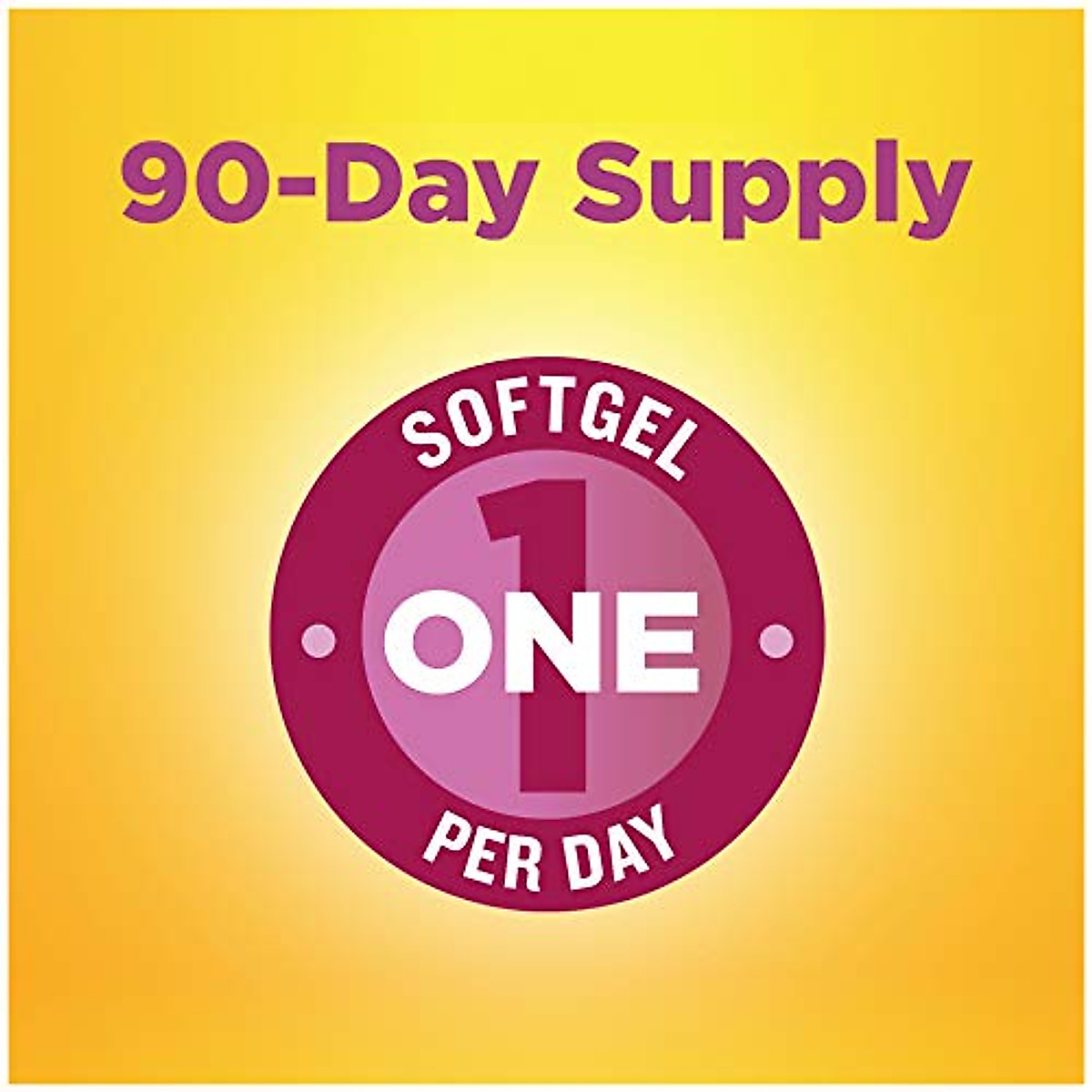 Prenatal Vitamin + DHA Softgel with Folic Acid, Iodine and Zinc, 90 Count