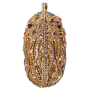 MOSSMON Flower Crystal Evening Clutch Bag Elegant Bride Wedding Party Purse for Women