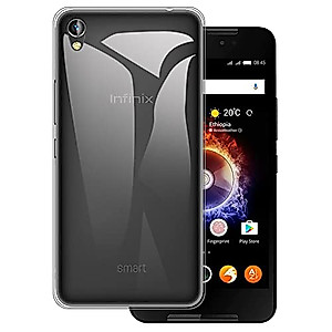 Shantime Infinix Smart X5010 Case + Universal Mobile Phone Lanyards, Neck/Crossbody Soft Strap Silicone TPU Cover Bumper Shell for Infinix Smart X5010 (5”)