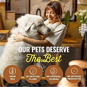 etta says! Premium Crunchy 4.5" Beef Dog Chews - Grain-Free Dog Treats, Good for Teeth, Easy to Digest - Made in The USA (36 Count Pack of 1)