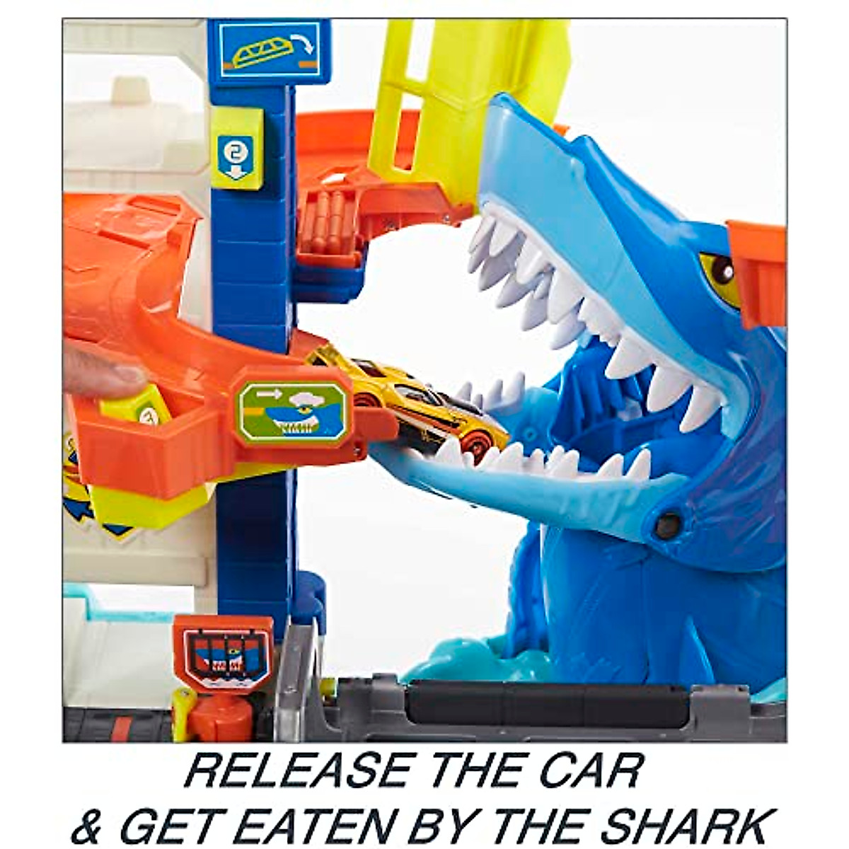 Hot Wheels Attacking Shark Escape Playset