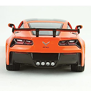 New DIECAST Toys CAR MOTORMAX 1:24 W/B - 2019 Chevrolet Corvette ZR1 (Orange) 79356OR