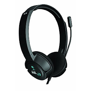 Turtle Beach Ear Force NLa Gaming Headset - Black - Nintendo Wii U