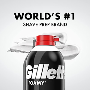 Gillette Foamy Shaving Cream, Regular, 11 Ounce