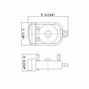 Lumitronics RV Portable 12V LED Interior Bunk Light and 2-Speed Personal Fan Combo - Quiet Motor - Reading Light with Extendable 8-Foot Cord - On/Off Switch - Mounting Brackets Included
