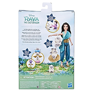 Disney Princess Raya and The Last Dragon, Raya, Ongis, and NOI Pack, Fashion Doll Clothes and Accessories, Toy for Kids 3 and Up