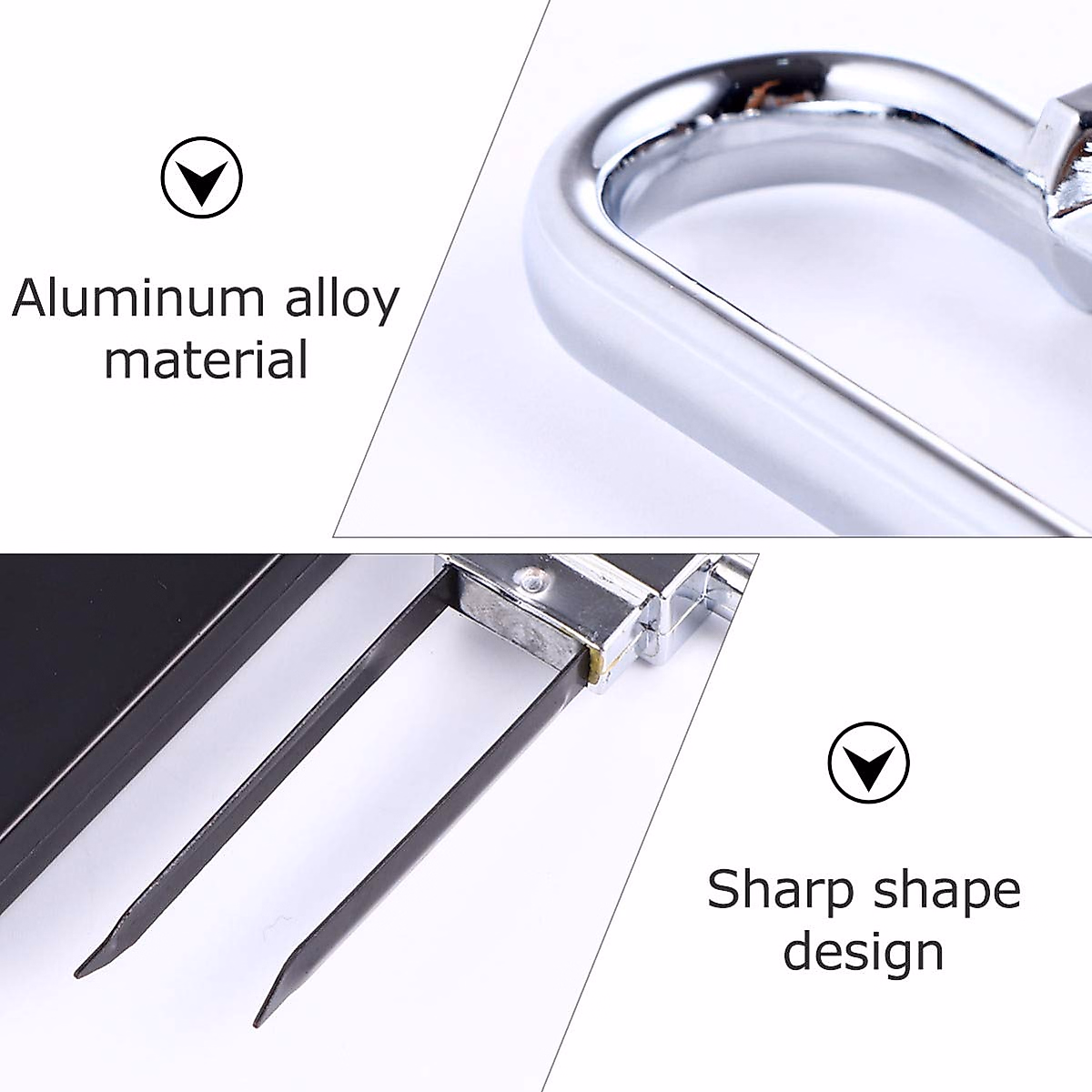 GARNECK Wine Cork Remover Beer Opener Two-Prong Cork Puller with Cover Wine Bottle Opener Beverage Opener Party Favor Party Supplies for Champagne Wine Lovers