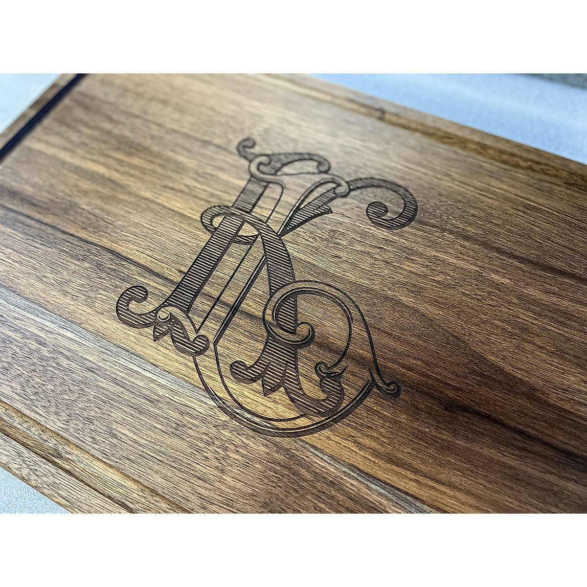 Custom Logo Cutting Board, Realtor Closing Gift, Client Gift, Company Logo Cutting Board, Logo Engraved Cutting Board Made in the USA