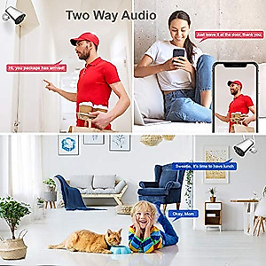 LaView Security Cameras Wireless Outdoor,1080P HD Battery Powered 14400mAh, Outdoor Security Cameras with AI Motion Detection, Night Vision,IP65 Waterproof, SD Slot & USA Cloud Service