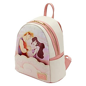 Loungefly Disney Hercules 25th Anniversary Meg and Herc Womens Double Strap Shoulder Bag Purse