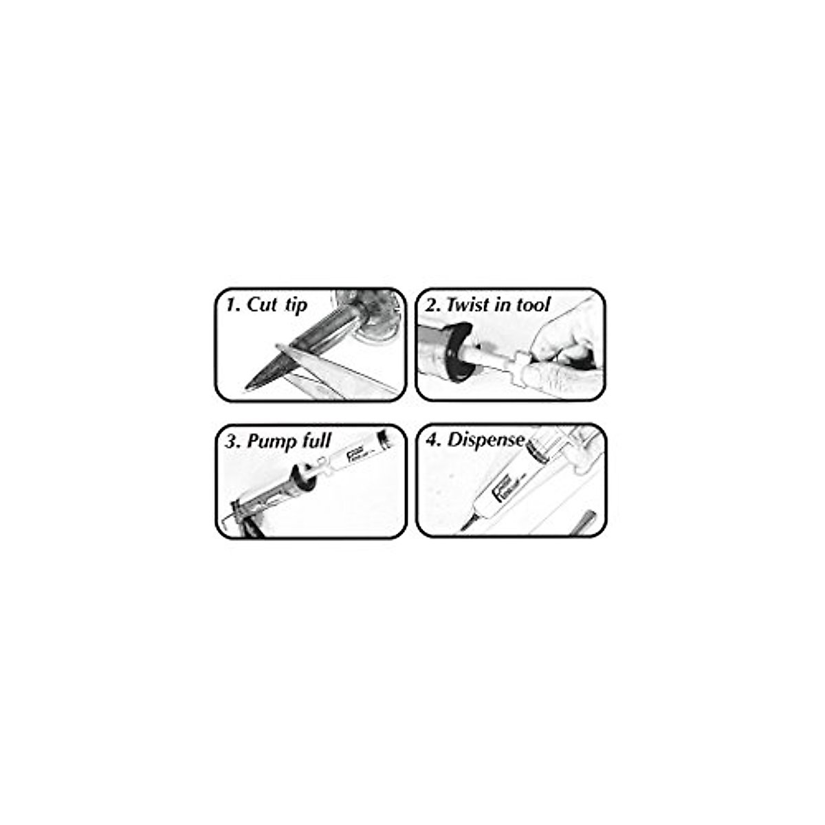 Finish Line Caulk Tool Precision Caulking System Starter Set