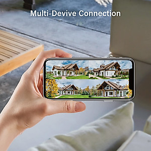 XTU Security Camera Outdoor, 2K Wireless WiFi 360° PTZ Camera, Solar Security Camera Battery Powered, Home Surveillance Camera with Spotlight & Siren/Motion Detection/3MP Color Night Vision/IP66.