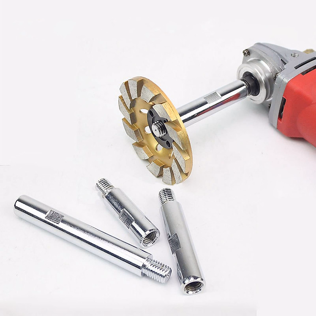 Angle Grinder Extension Shaft, M14 Connecting Rod 3Pcs Set for Polishing Machine (75mm 100mm 140mm)