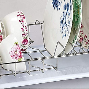 SDGH Stainless Steel Dish Rack - Drain Rack Tableware Dishes Storage Rack Kitchen Rack
