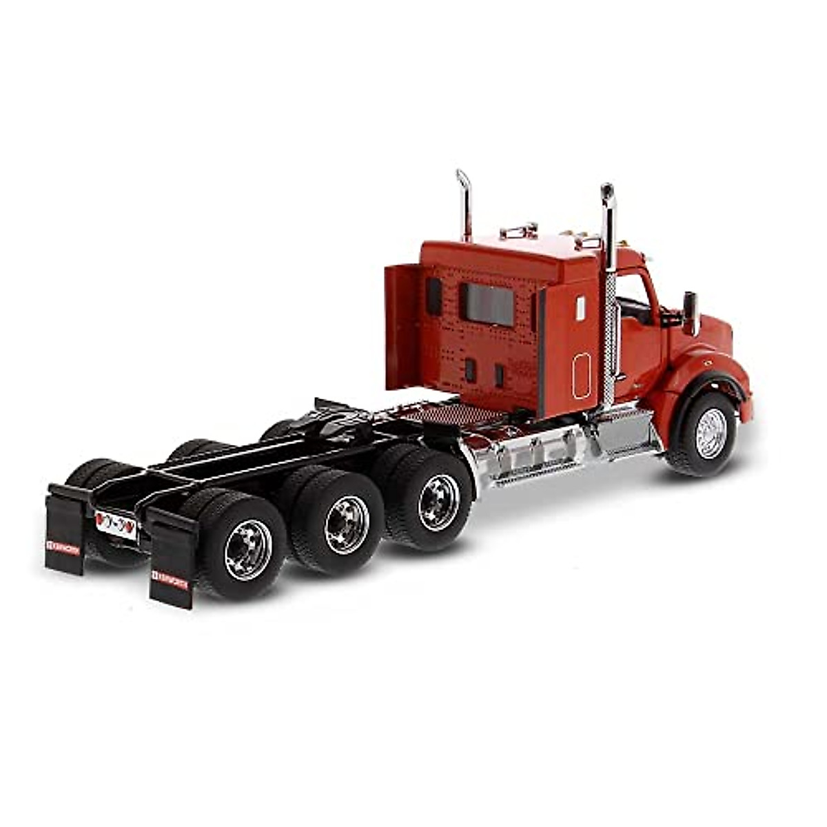 Diecast Masters Kenworth T880 SBFA Tractor Truck, Tridem Tractor with 40" Sleeper - Speed Orange | Real Truck Specifications | 1:50 Scale Model Semi Trucks | Diecast Model 71057
