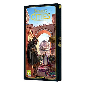 7 Wonders Cities Board Game EXPANSION (New Edition) | Family Board Game | Civilization Board Game for Adults | Strategy Board Game for Game Night| 3-7 Players | Ages 10+ | Made by Repos Production