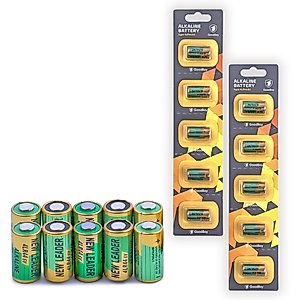 GoodBoy Bark Collar Batteries 10-Pack (2x5) 6V Alkaline Battery 4LR44 (Also Known as PX28A, A544, K28A, V34PX)