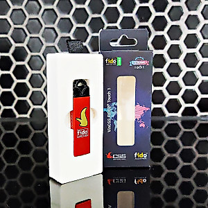 VinCSS FIDO2 Touch1 - Two Factor Authentication/Passwordless USB Security Key, USB-A Ports, FIDO2 Certified (Yellow)