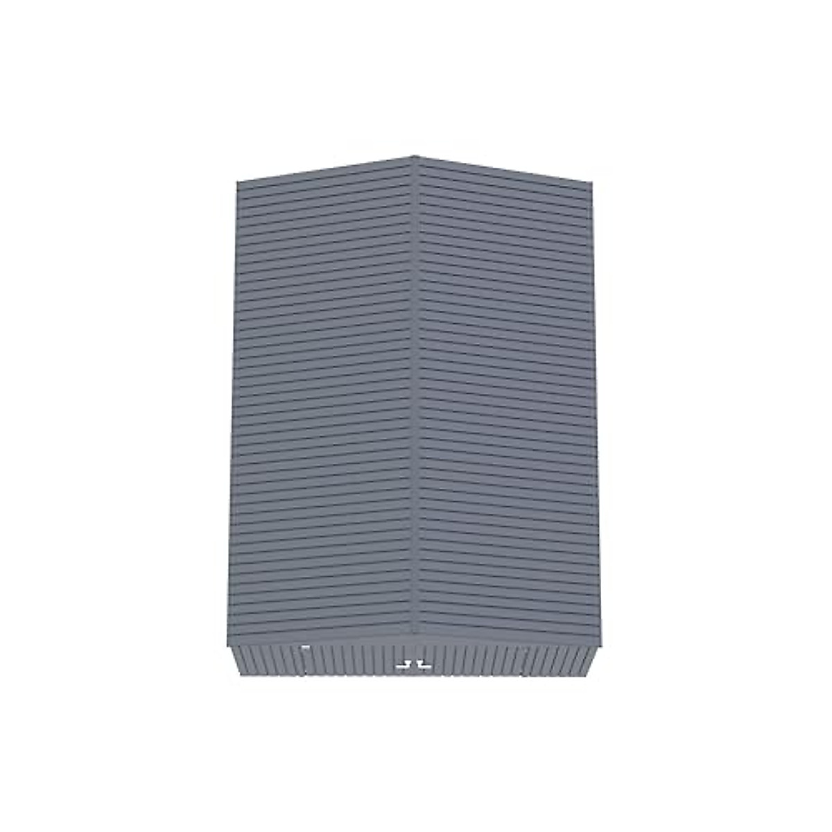 Arrow Shed Elite 12' x 16' Outdoor Lockable Gable Roof Steel Storage Shed Building, Anthracite