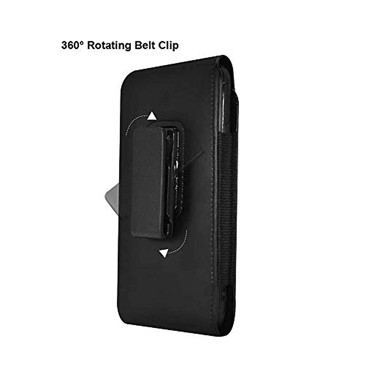 PU Leather Swivel Clip Case Cell Phone Holster Rotating Belt Clip Pouch Holder For Samsung Galaxy A54 A53 5G A52 A33 S23+ S22+ S21 FE S20 Plus, iPhone 14 Plus 14 13 12 Pro Max, Pixel 7 6 Nord N200 N20