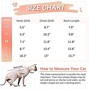 DENTRUN Sphynx Hairless Cats Warm Winter Sweater Cute Pullover High Elasticity Kitten Shirts Breathable Cat Leisure Wear Turtleneck Vest Adorable Cat's Clothes Jacket Pajamas Jumpsuit