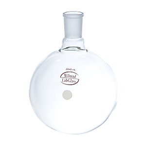 Wilmad-LabGlass LG-7220-186 Short Neck Round Bottom Flask, 2000mL, Standard Taper 29/42