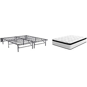 Ashley Furniture Signature Design - Better than a Boxspring Mattress Riser - Under Bed Storage Space - Full - Gray