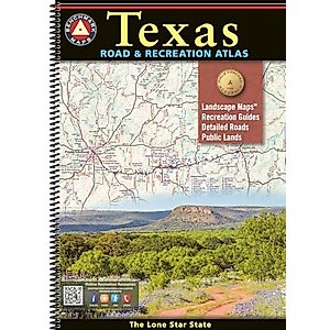 Texas Road & Recreation Atlas - 2nd Edition, 2022 (Benchmark Road & Recreation Atlases)